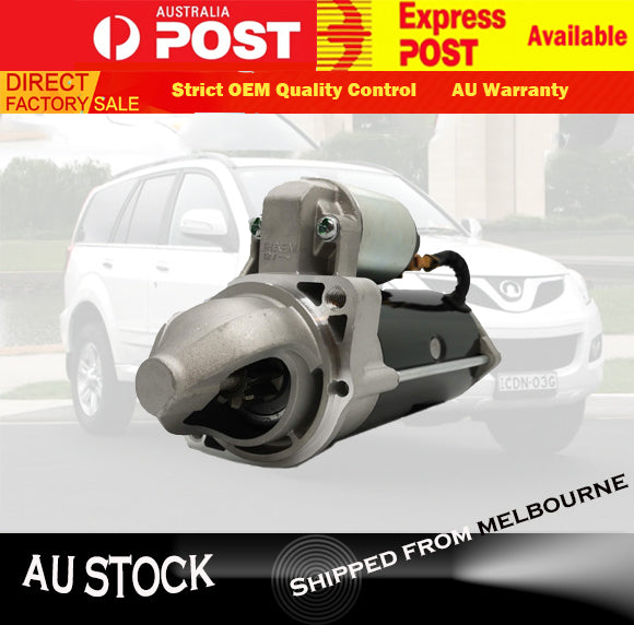 Brand New Starter Motor Great Wall V200 X200 2.0L diesel GW4D20 2011-o ...