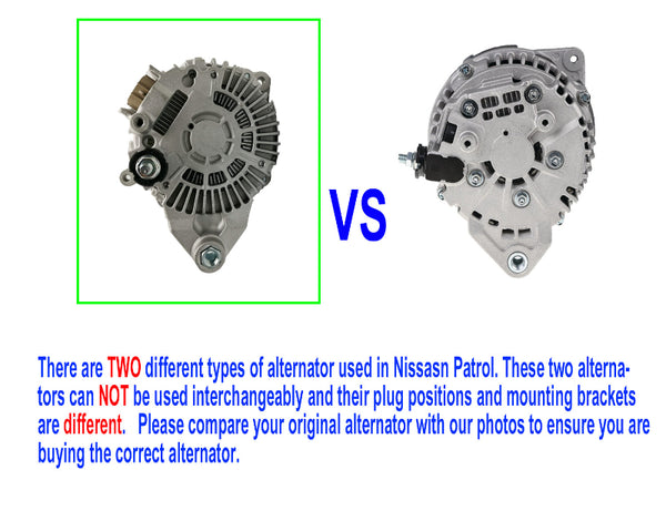 Brand New Alternator for Nissan PATROL Y62 5.6L VK56VD 2013-2022 ...